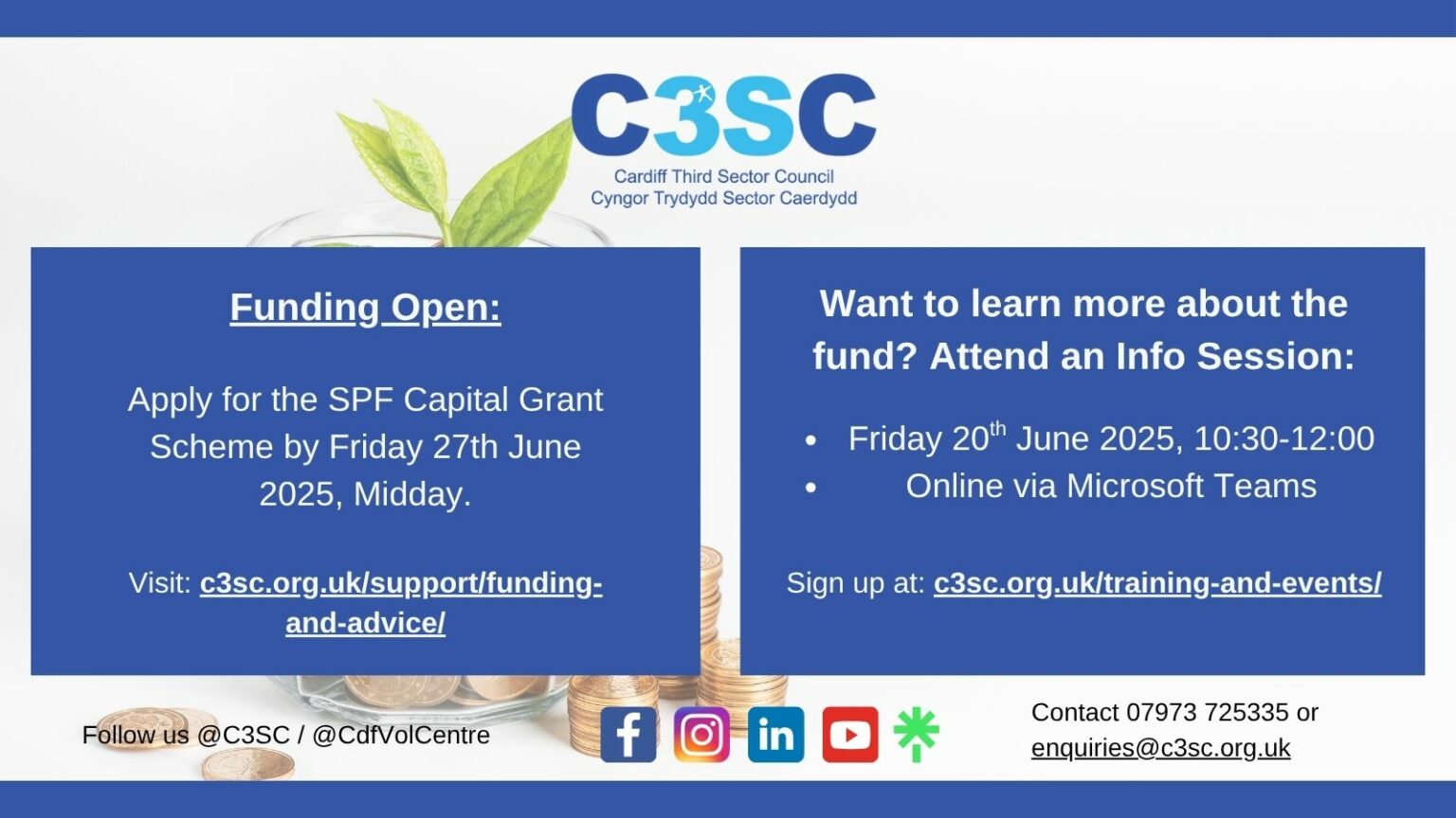 SPF Capital Grant Funding – CAVRPB