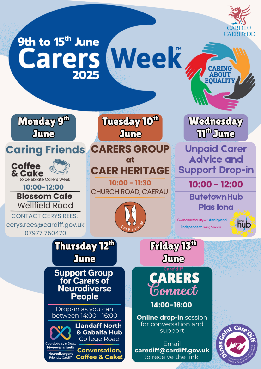 Carers Week 9th June-15th June – CAVRPB